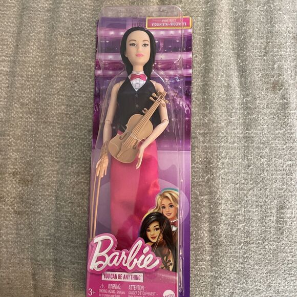 Mattel | Toys | Asian Barbie Doll Violinist Musician With Violin And ...
